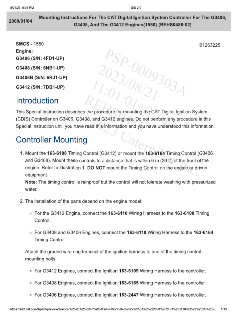 CAT3400 Testing and Adjusting | PDF