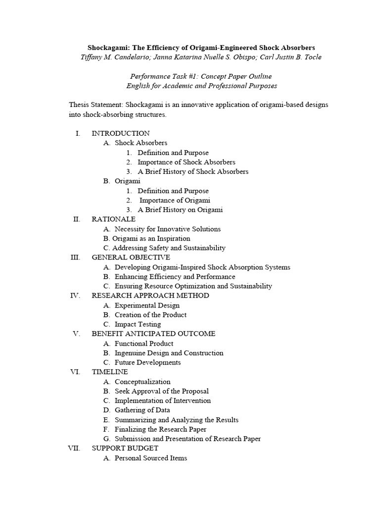 Eapp Outline | PDF | Art