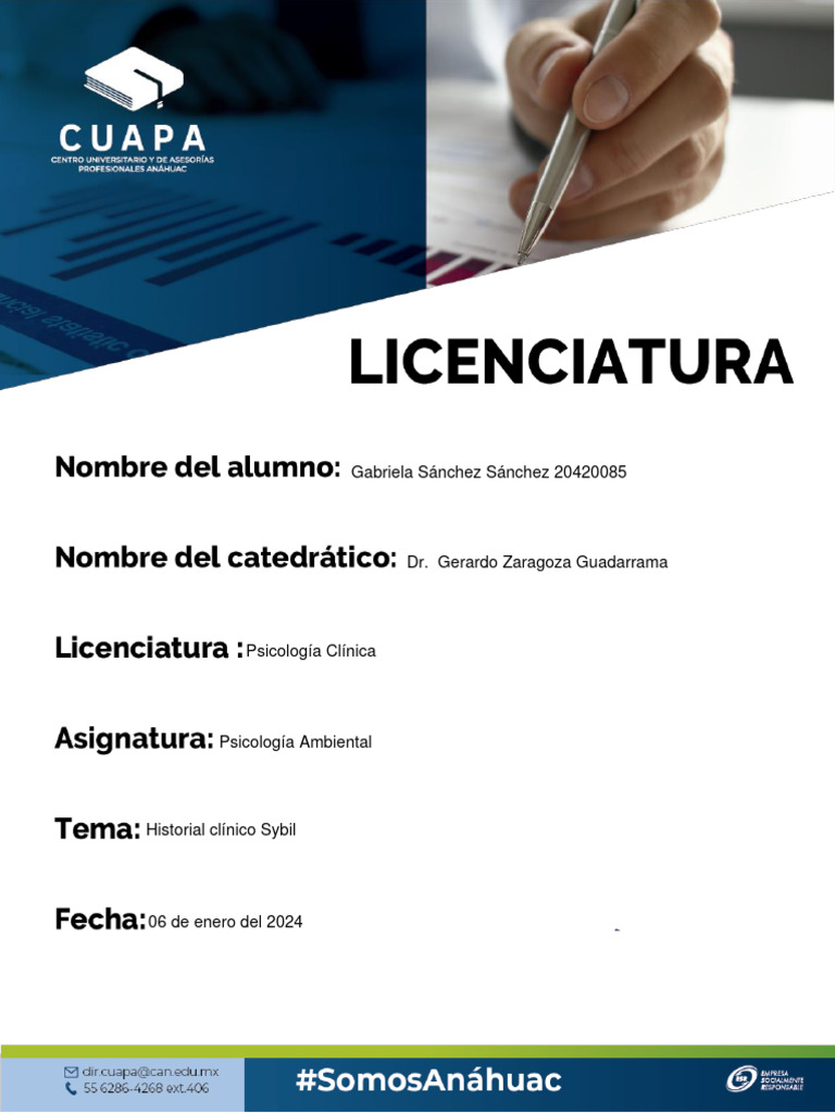 Caso SYBIL | PDF | Ciencias sociales | Religión y espiritualidad