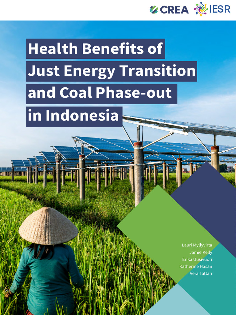 CREA IESR Health Benefits of Just Energy Transition and Coal Phase Out in Indonesia en 07.2023 | PDF