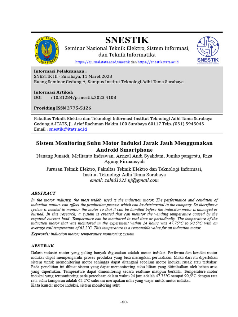 Monitoring Suhu Motor Dari Jaraj Jauh | PDF | Komputer | Teknologi ...