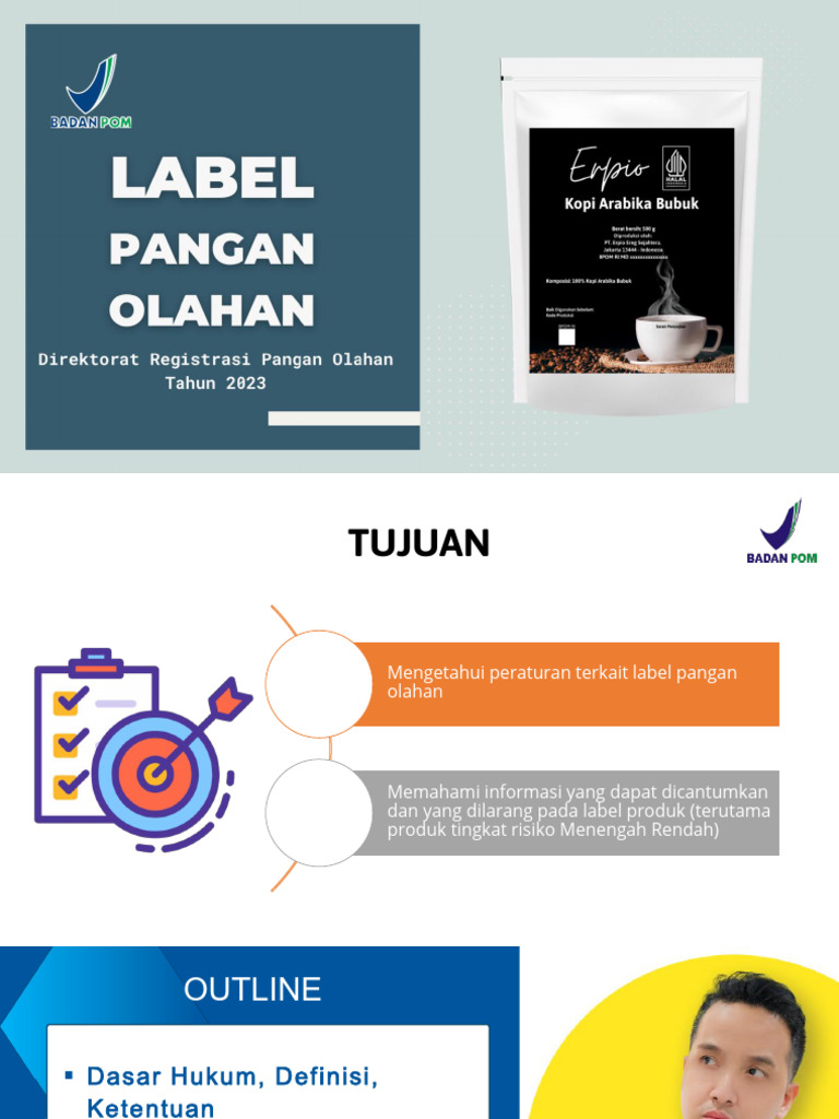 3.) Label Pangan Olahan | PDF