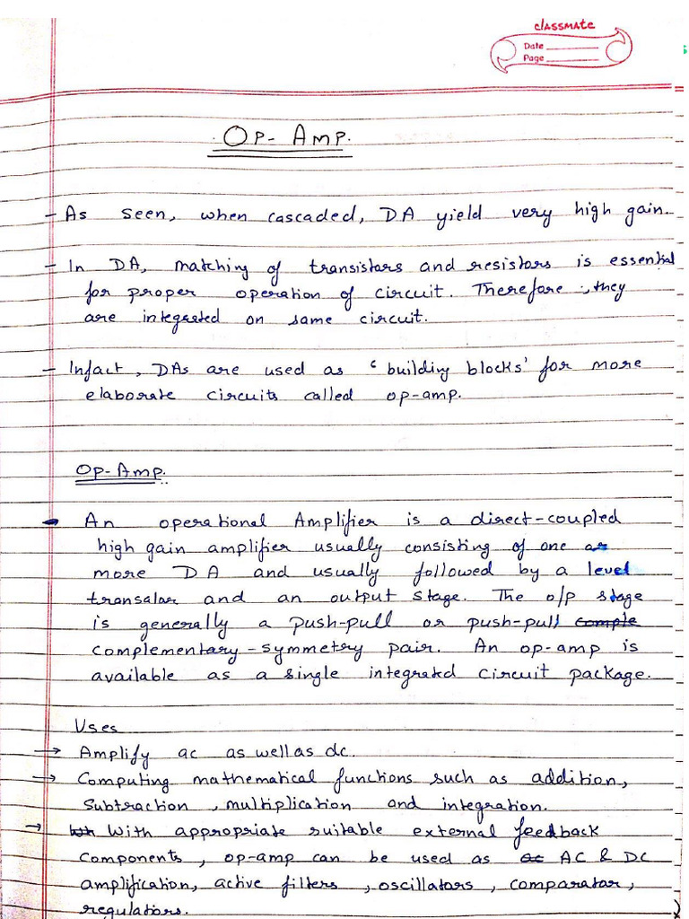 BEE - Module 3 - Op-Amp - Watermark | PDF