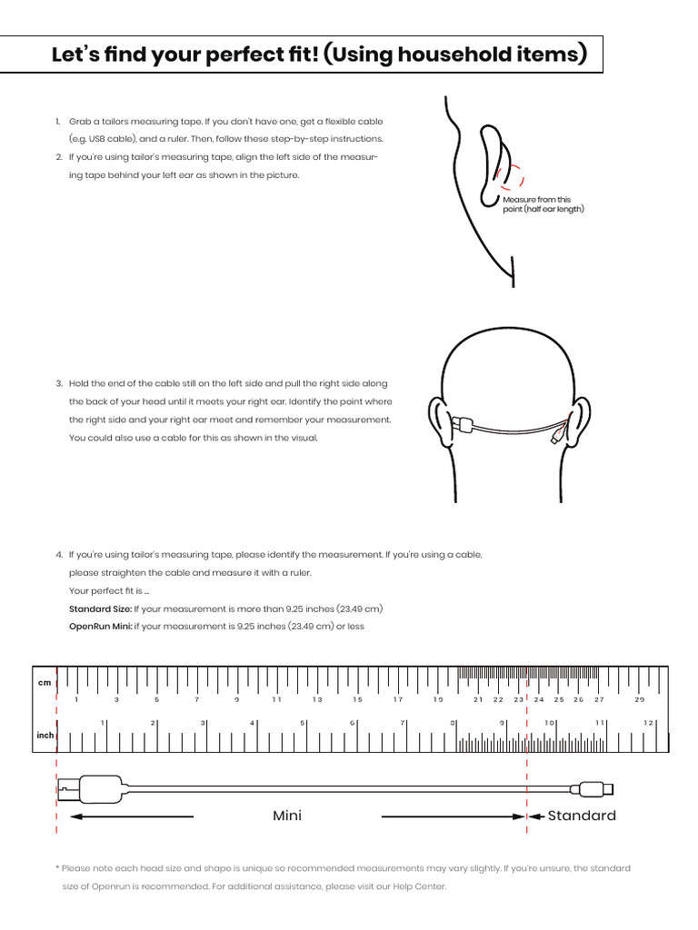 Find Your Size | PDF