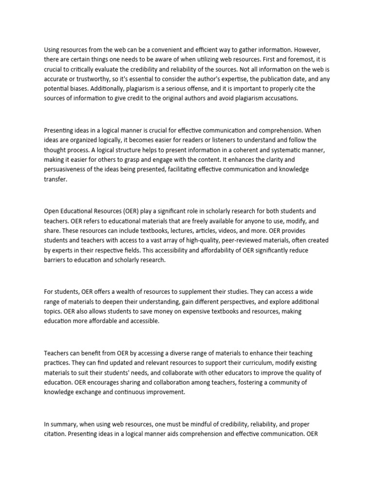 Using Resources | PDF