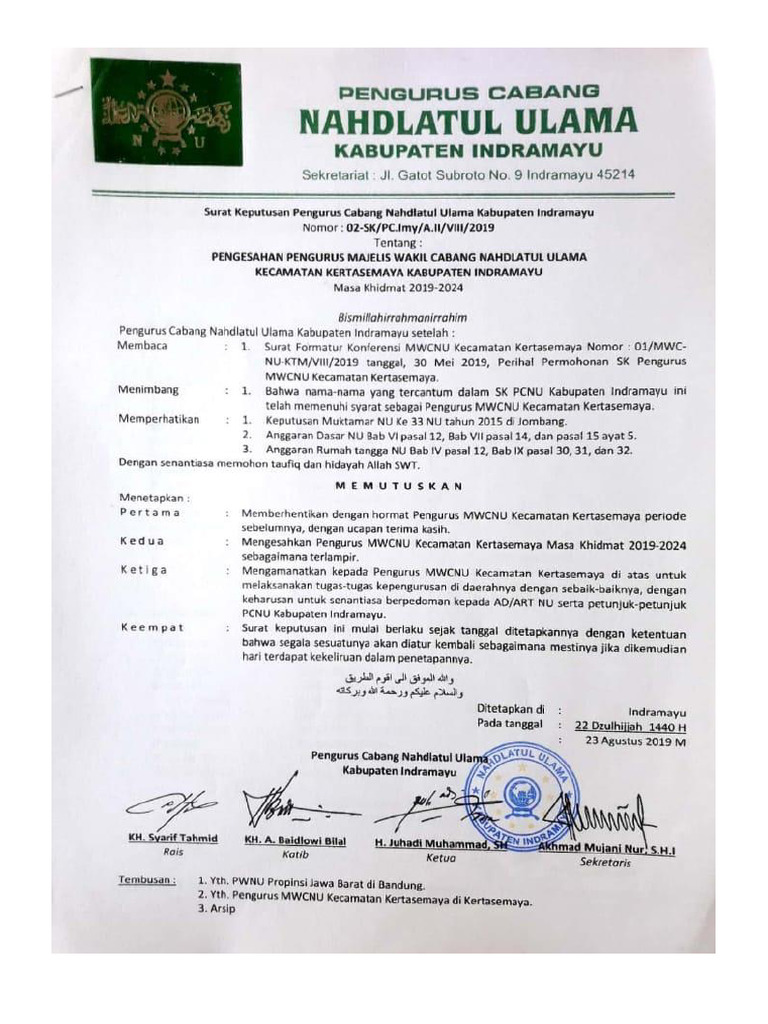 SK MWC Nu Kertasemaya 19-24 | PDF