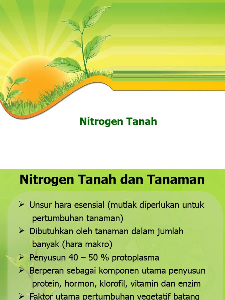 Nitrogen untuk Pertanian | PDF