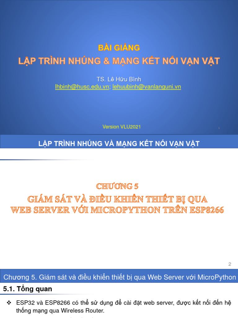 LHB LTNhung IoT Ch5 v2 | PDF