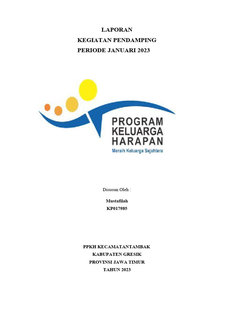 Laporan Harian Pendamping PKH Januari | PDF