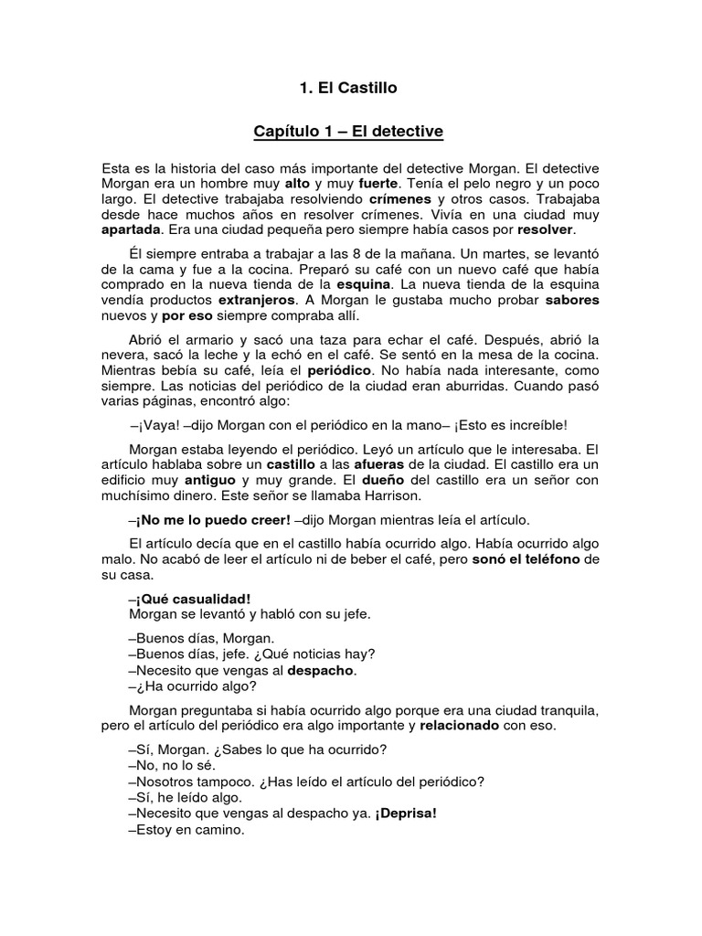 El Castillo - Capítulo 1 - El Detective | PDF El Castillo - Capítulo 1 - El Detective | PDF