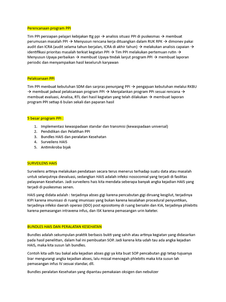 Ringkasan Ppi Akre | PDF