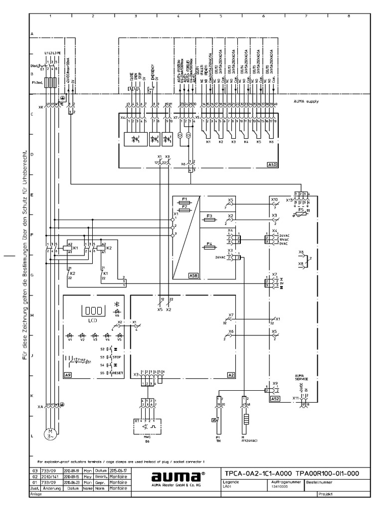 Diagrama de Cableado - TPCA-0A2-1C1-A000TPA00R100-0I1-000 - de - en ...