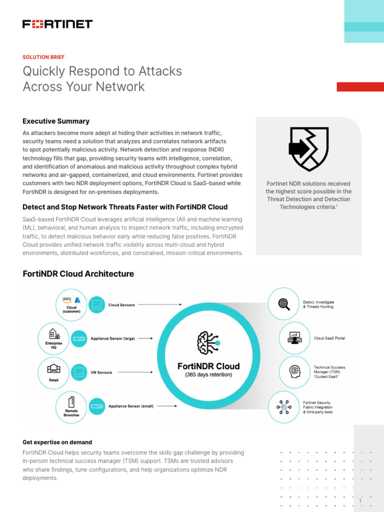 Quickly Respond to Attacks Across Your Network | PDF | Cloud Computing | Security