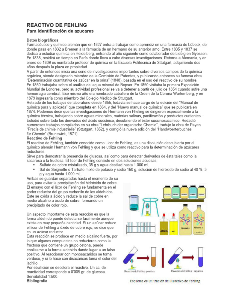 Reactivo de Fehling | PDF Reactivo de Fehling | PDF
