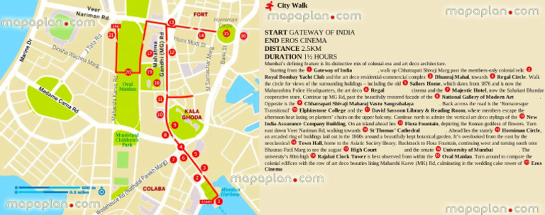 Mumbai Bombay Walking Map PDF | PDF