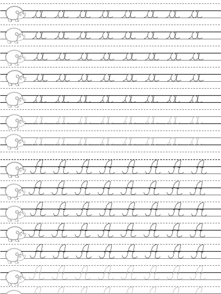 Litere de Mana Punctate | PDF
