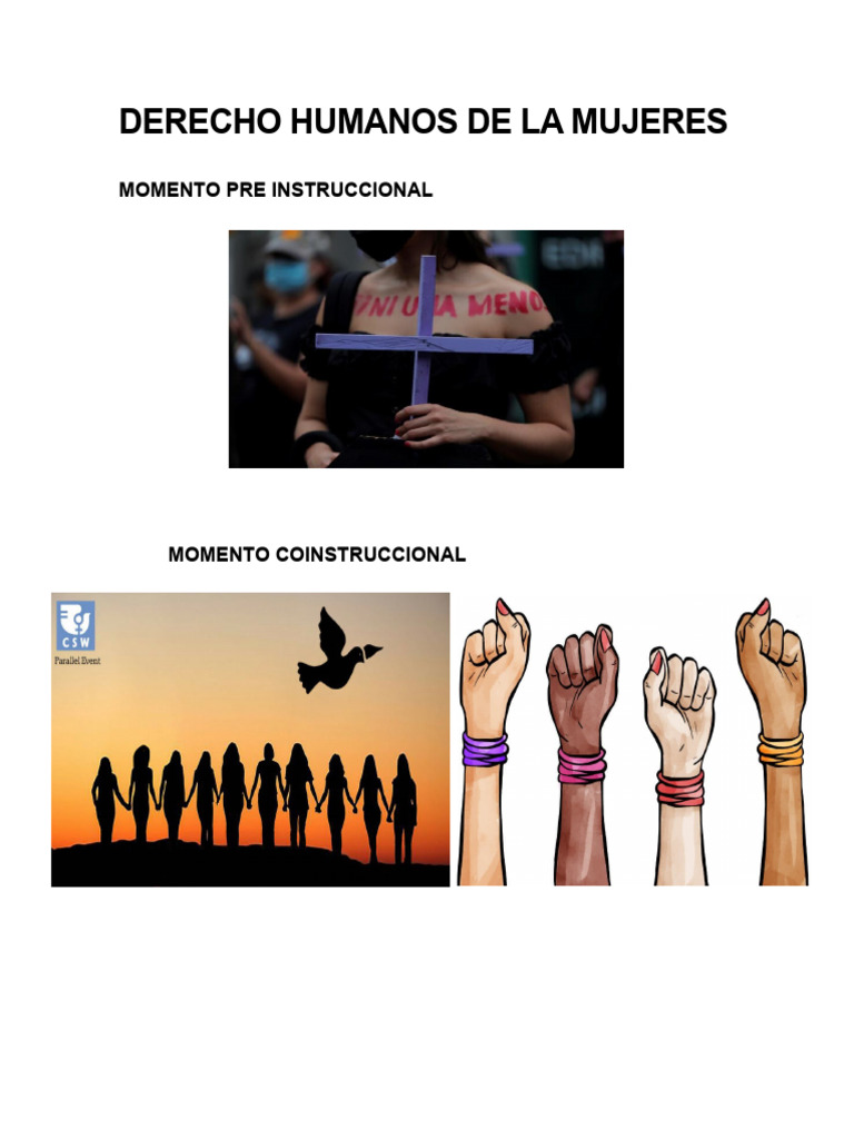 Derecho Humanos de La Mujeres | PDF