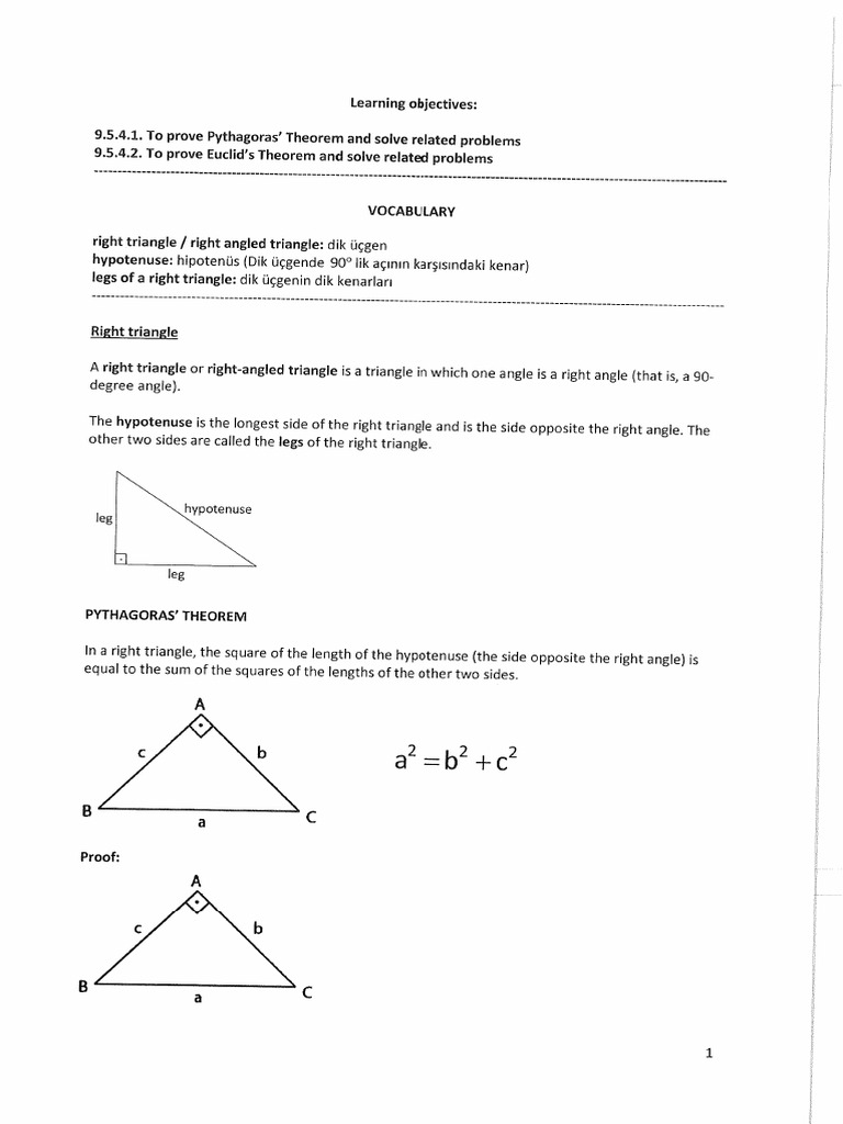 Triangles 13 Right Triangles | PDF