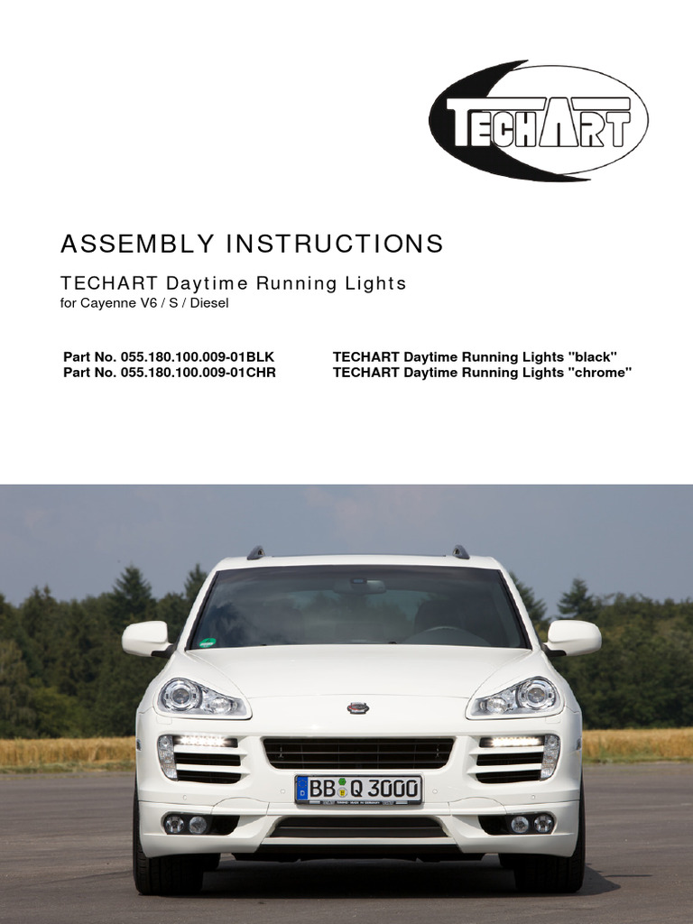 055.180.100.099-07 TECHART Tagfahrlicht ENUS 12-2011 | PDF | Electrical Connector | Electrical ...