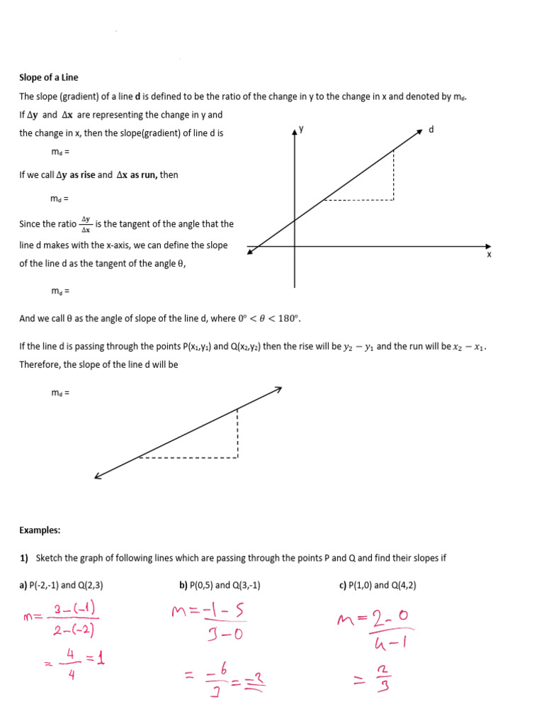 Analytic Study of Lines-Part 2 | PDF