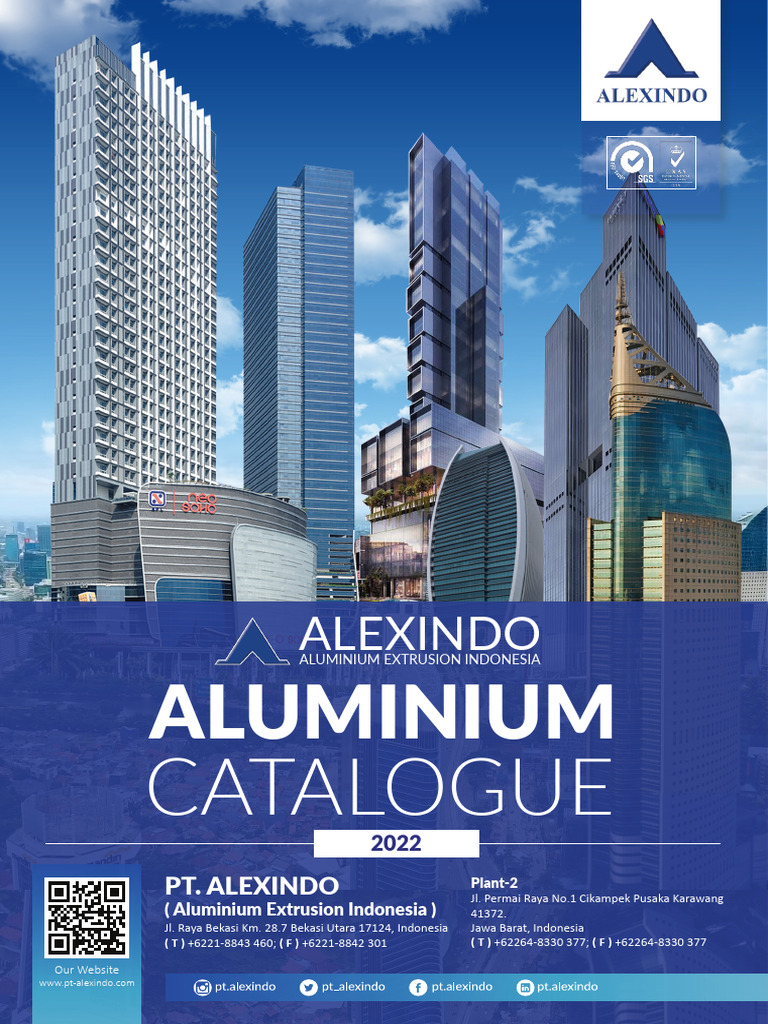Alexindo Aluminium Profile Catalogue 2022 | PDF