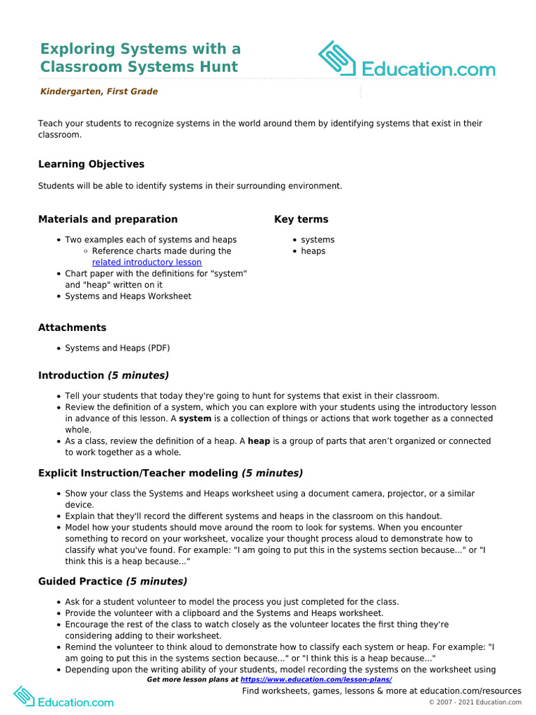 Usr Local SRC Education - Com Files Static Lesson-Plans Systems-Hunt Systems-Hunt | PDF