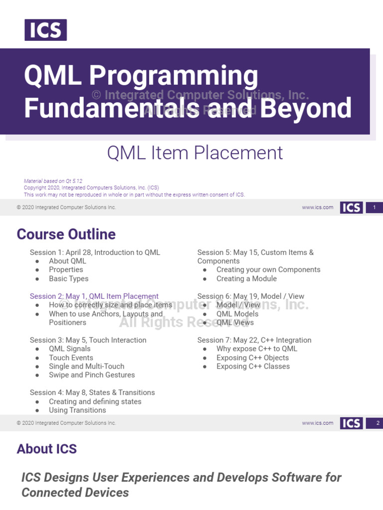 Session 2 - QML Item Placement PDF | PDF | Computers | Technology & Engineering