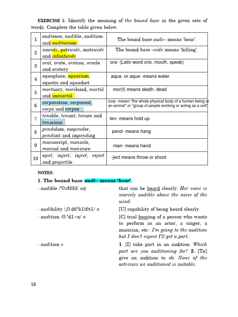 Bound Base + Affix | PDF