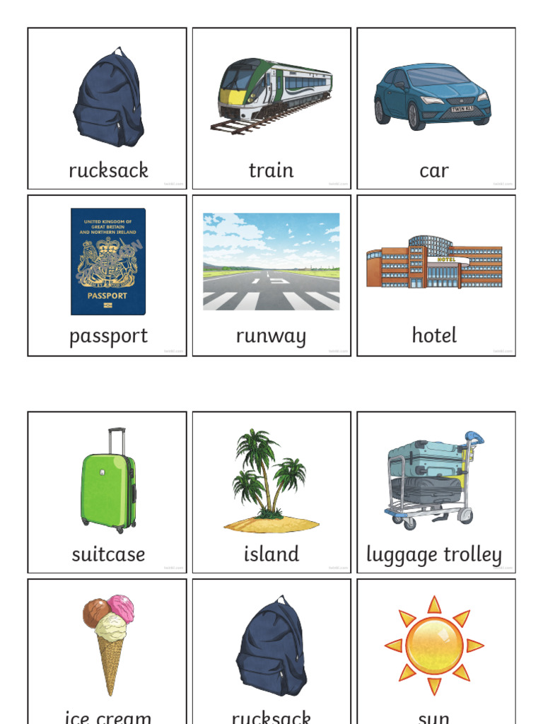 Picture and Word Cards | PDF