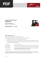 Linde Forklift Error Code Guide | PDF | Business | Law