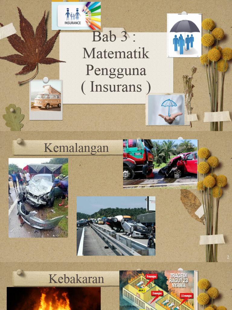 Bab 3 - Matematik Pengguna - Insurans | PDF