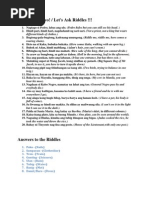 Bisaya Riddles | PDF