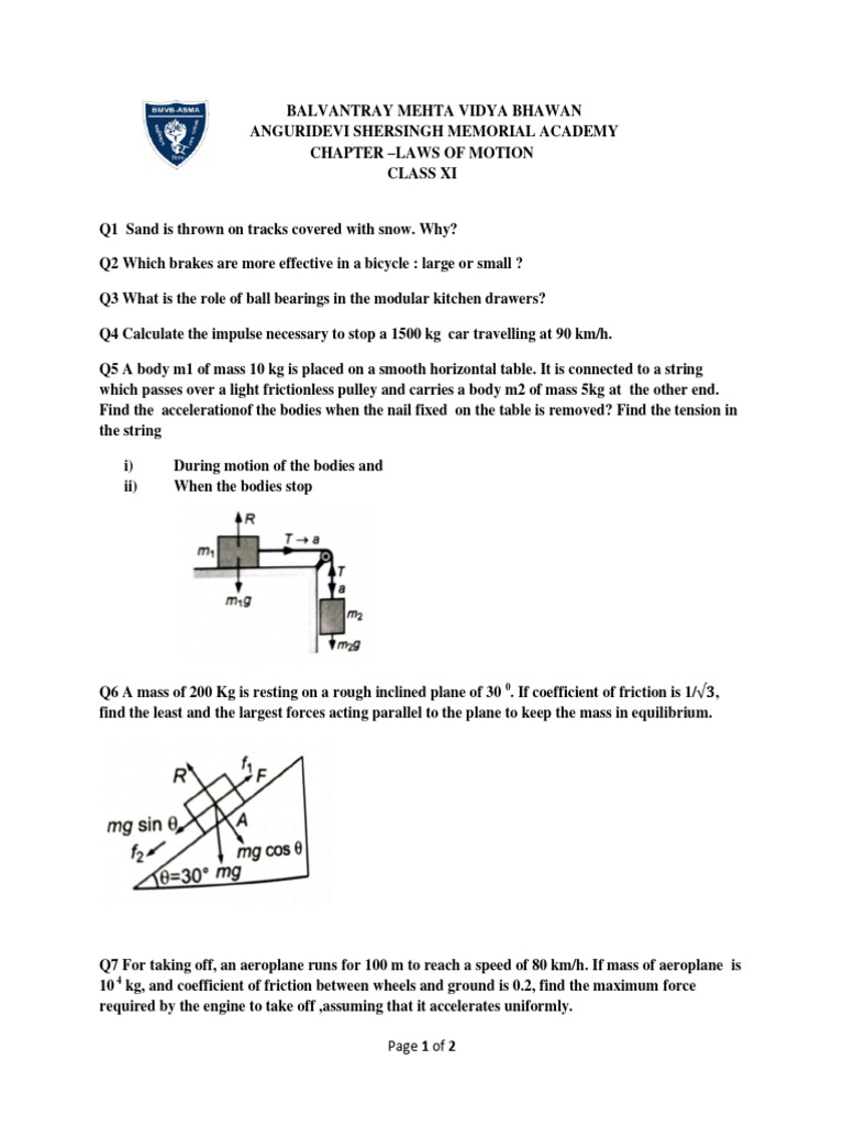 Laws of Motion | PDF