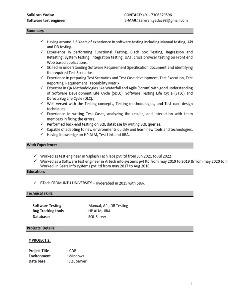 Software Testing Expertise Overview | PDF