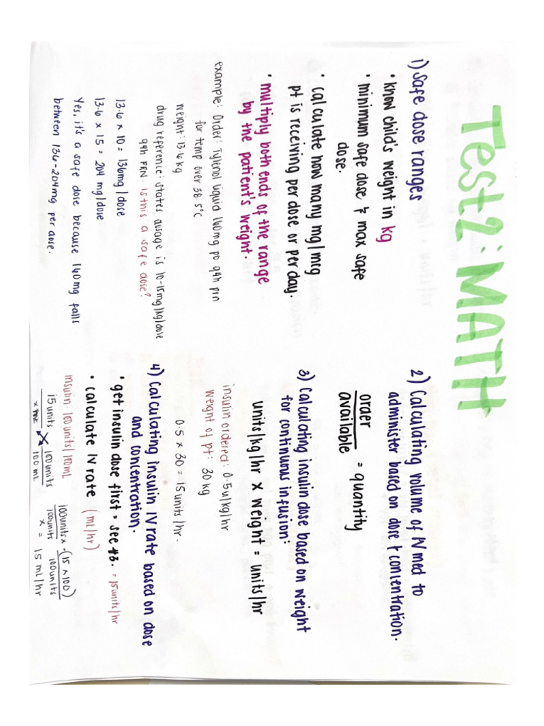 1) Safe Dose Ranges | PDF