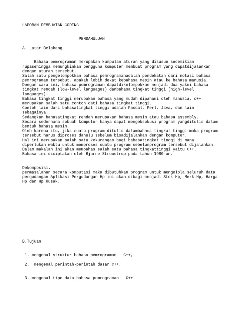 Panduan Pemrograman C++ Dasar | PDF | Komputer