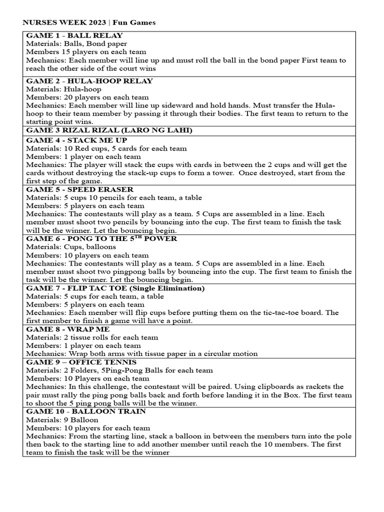 Games | PDF