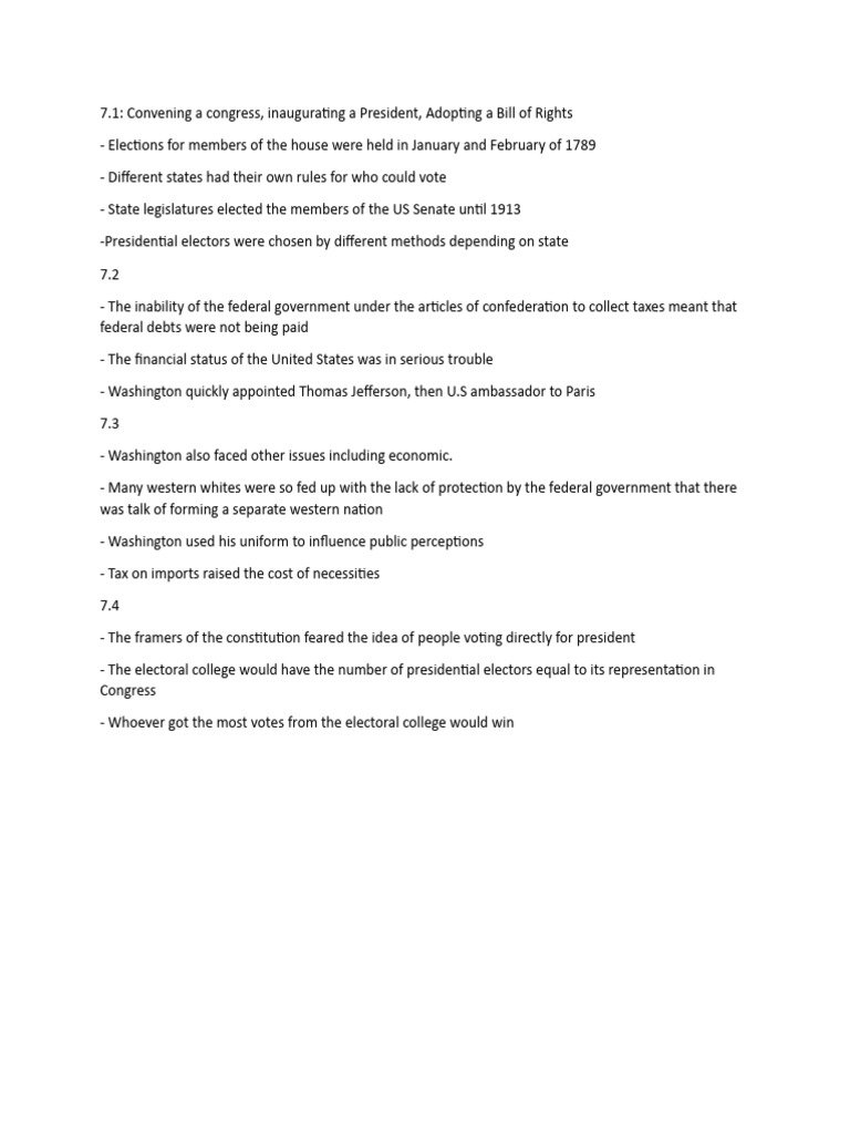 Chapter 7 Apush Notes | PDF