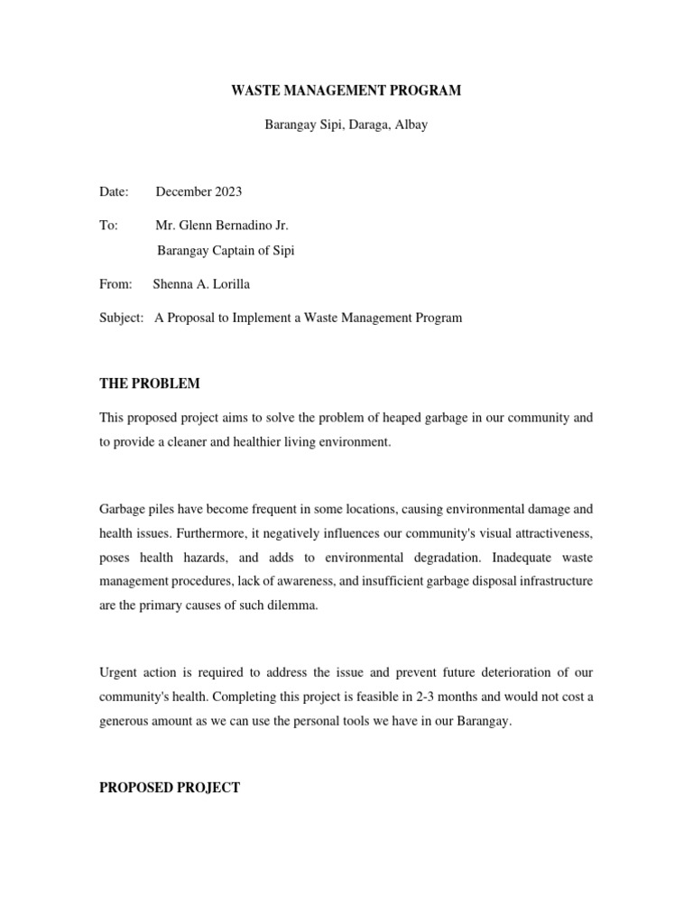 Purcom Merge Final Exam-Informal Proposal and Business Letter | PDF