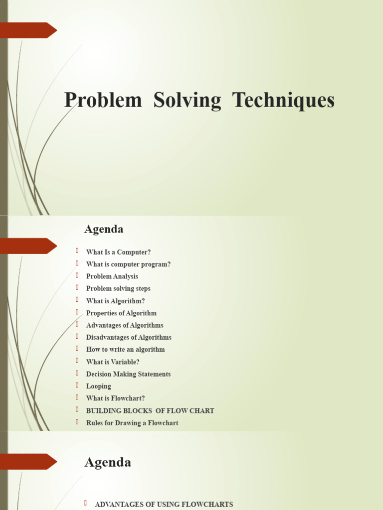 Final Slide Algorithm and Flowchart | PDF Final Slide Algorithm and Flowchart | PDF
