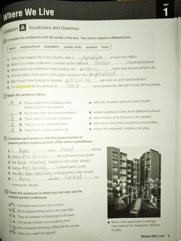 L Unit 1 Workbook | PDF