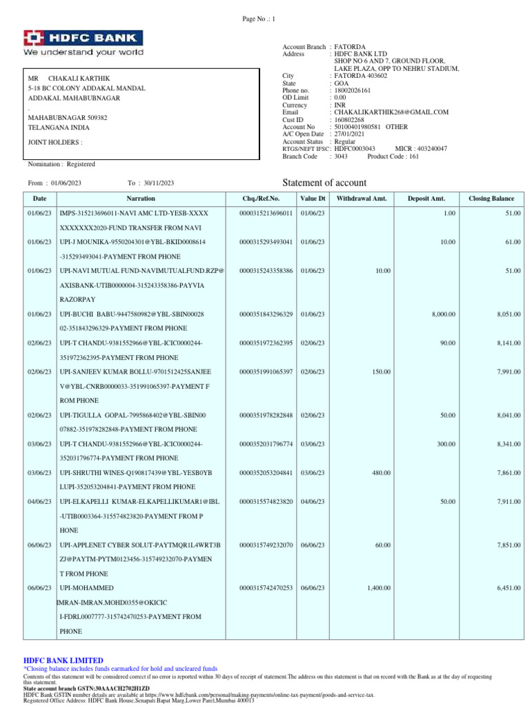 Acct Statement XX9805 16122023 | PDF