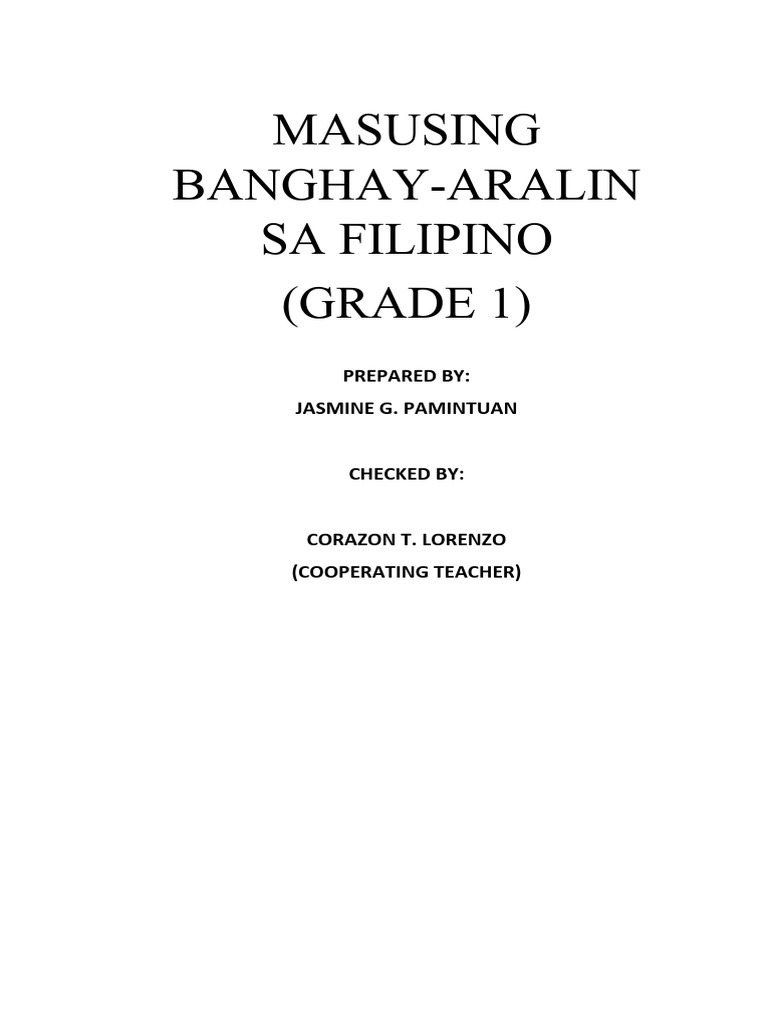 LP8 Filipino | PDF