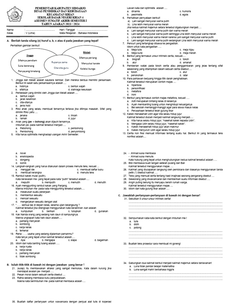 ASAS Bindo KLS 5 SMT 1-1 | PDF