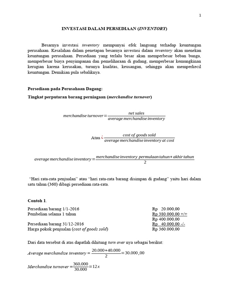 5 Manajemen Persediaan | PDF