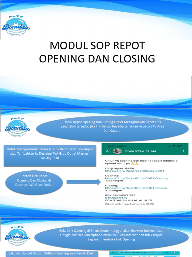 File SOP Opening Closing | PDF
