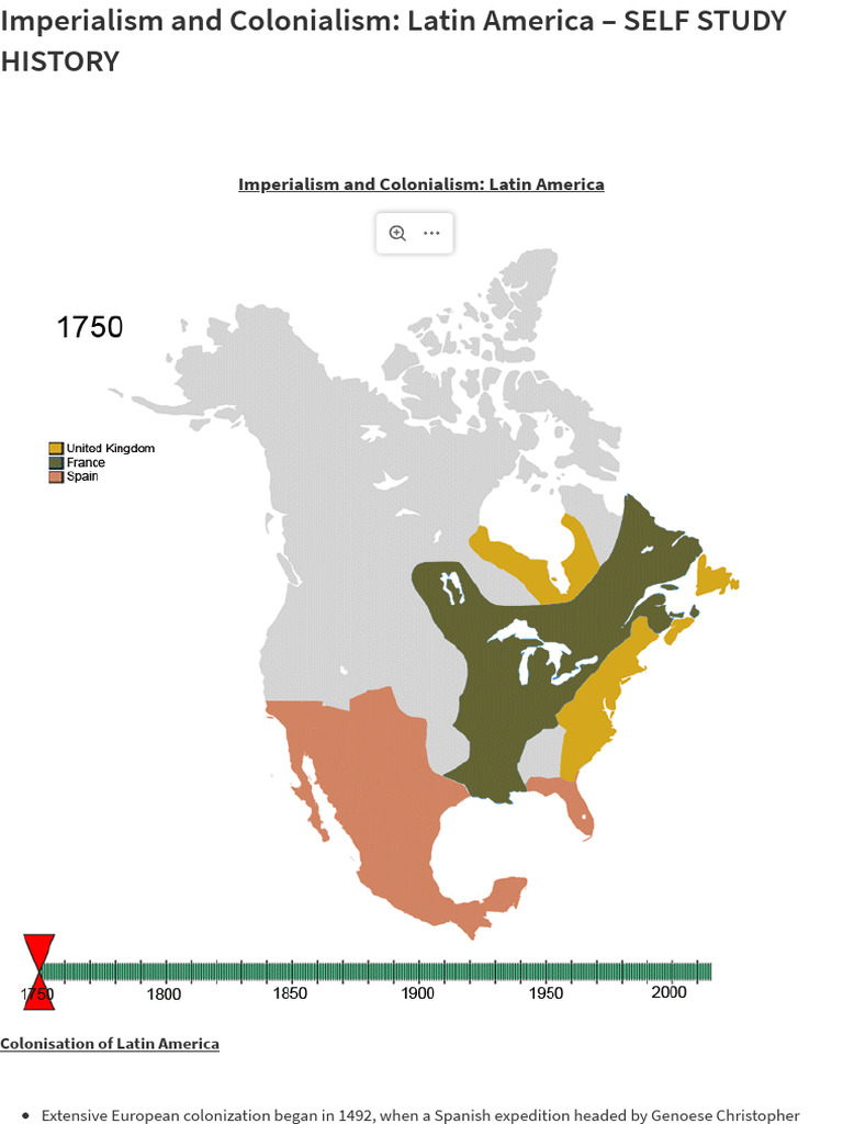 5.2.1. Imperialism and Colonialism - Latin America | PDF