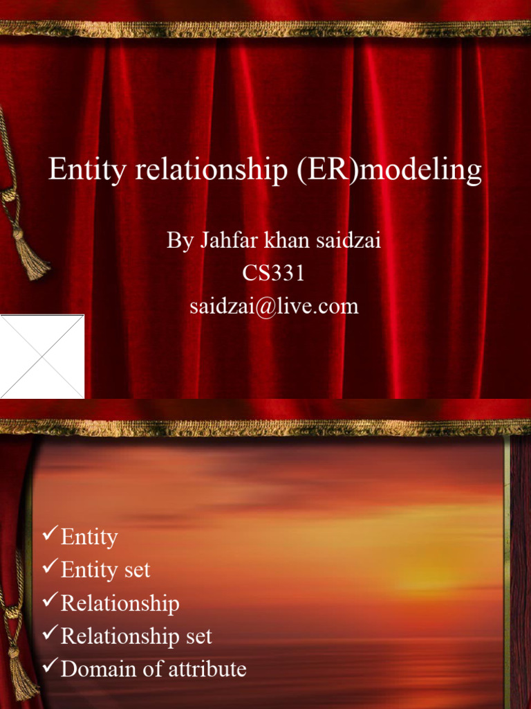 Entity Relationship (ER) Modeling | PDF | Relational Database | Relational Model