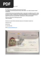 Incoming Passenger Card Australia Editable | PDF | Australia