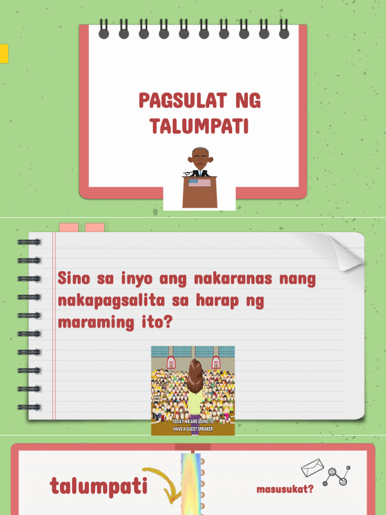 8 Talumpati | PDF